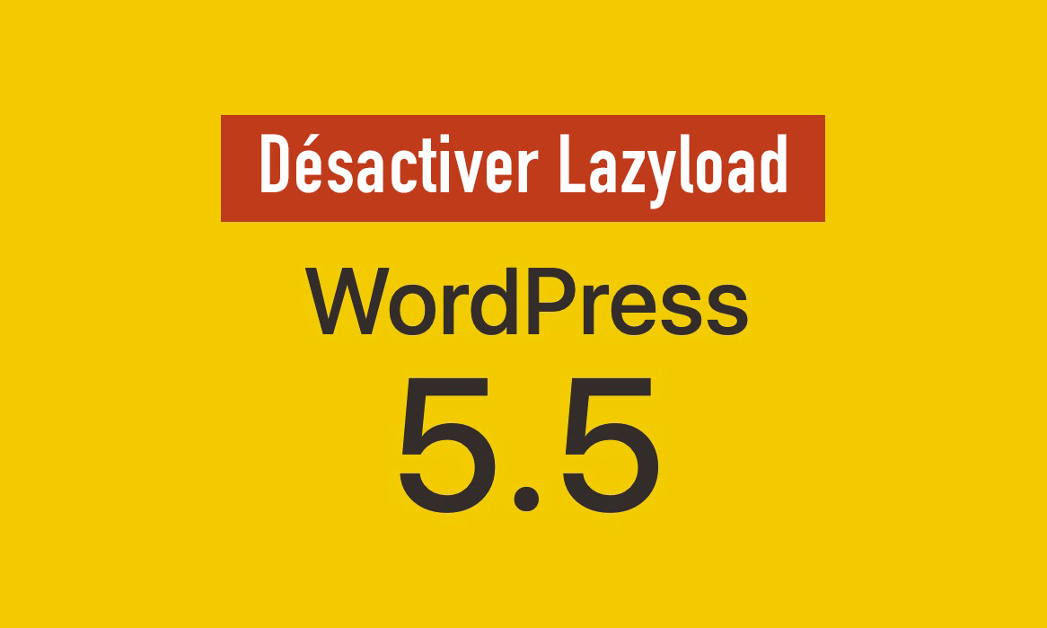 Disable the Lazy Load in Wordpress 5.5+. - Spinat Disable the Lazy Load in Wordpress 5.5+. - Spinat